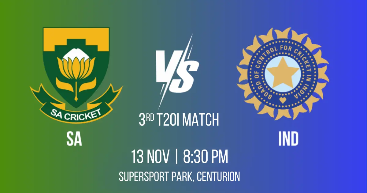 SA vs IND 3rd T20I Dream 11 Prediction, Fantasy Cricket Tips, Playing XI, and Pitch Report India ...